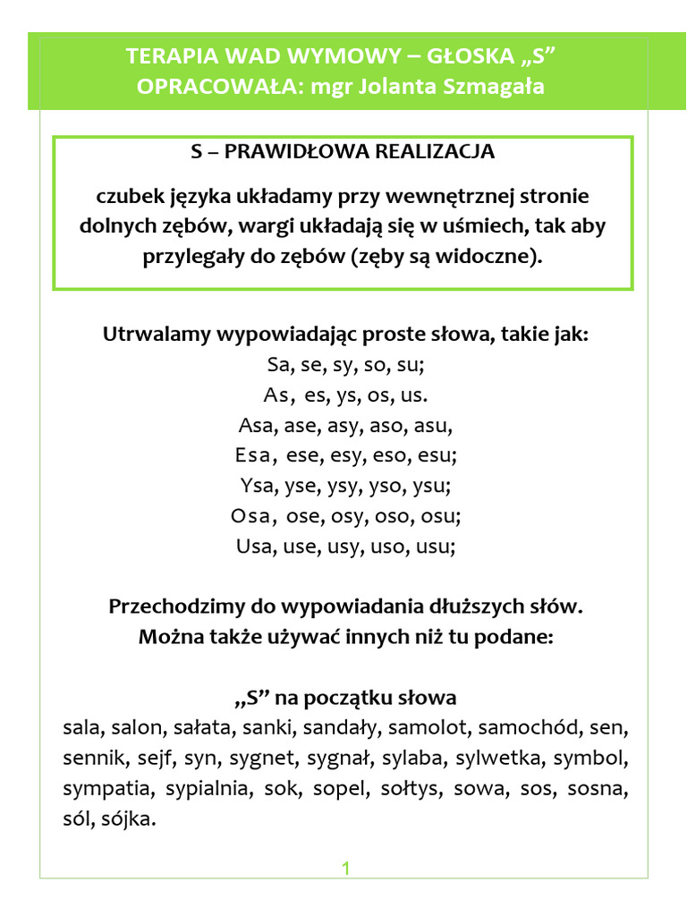 Gloska S | PDF