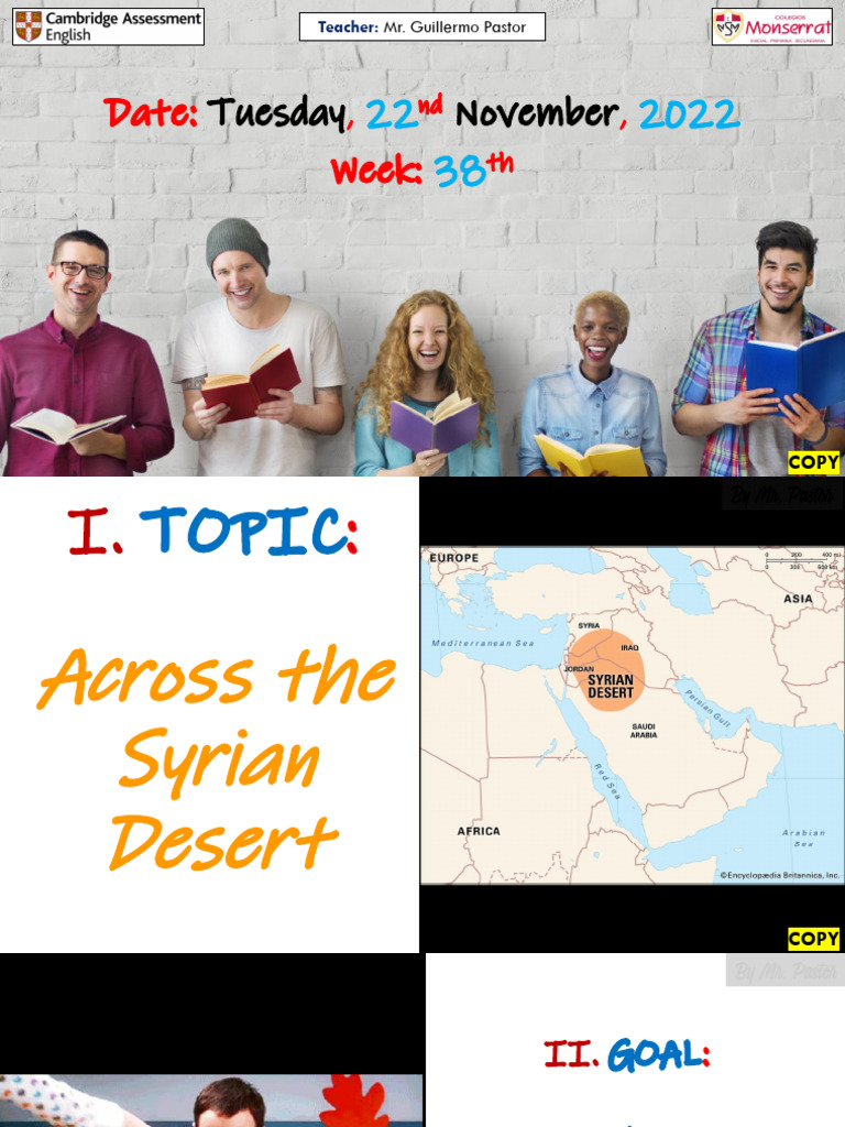 5th Lesson 38th - Across The Syrian Desert | PDF