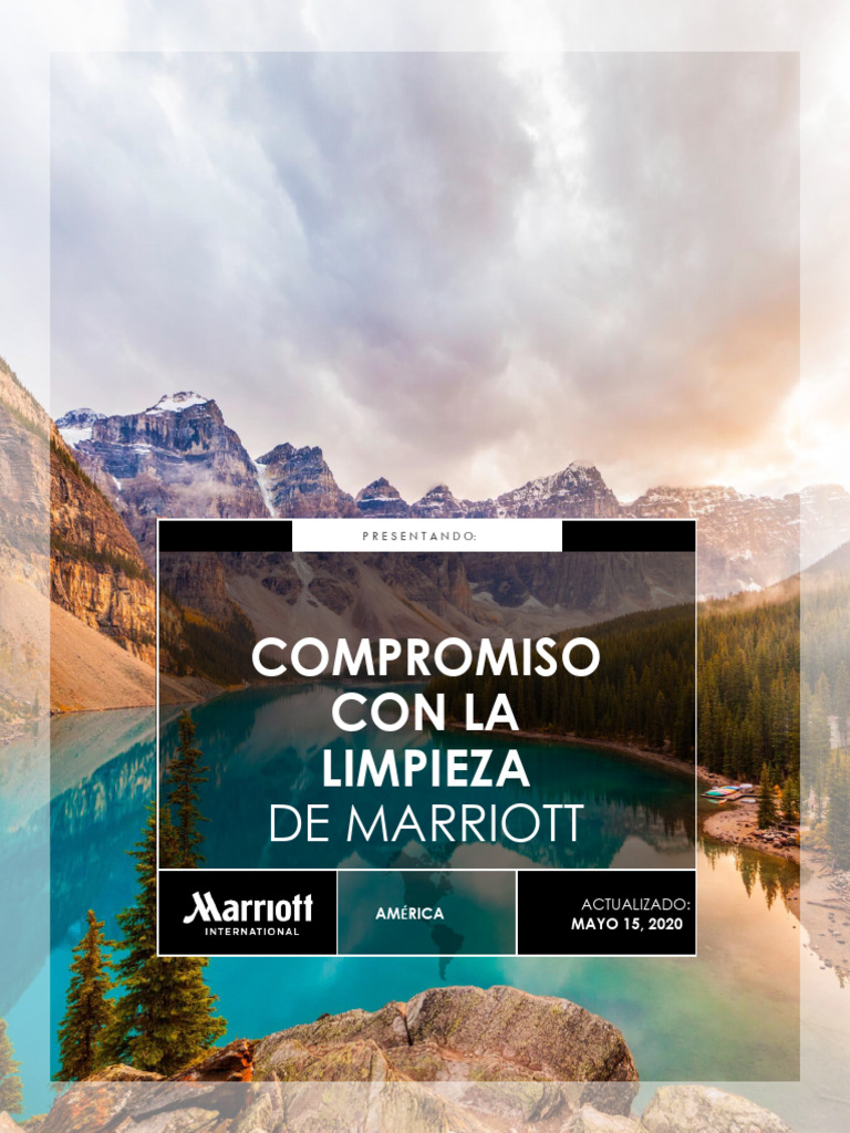 compromiso-limpieza-marriott-es | PDF | Hotel | Higiene
