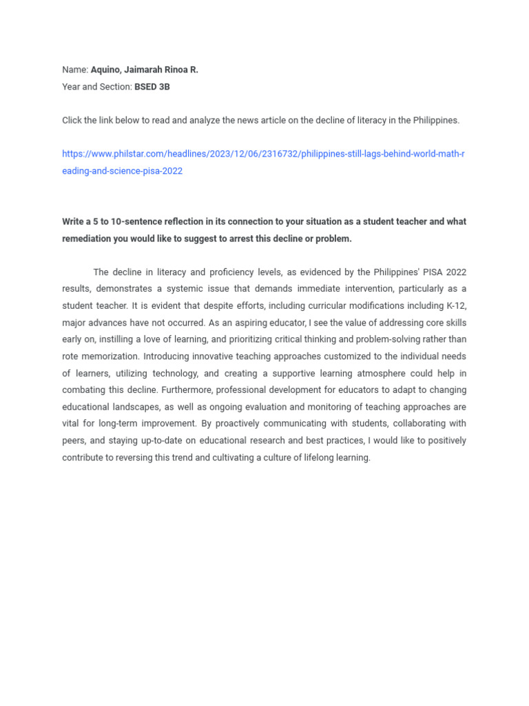 Midterm WW - My Reflection Shows... | PDF | Career & Growth | Business