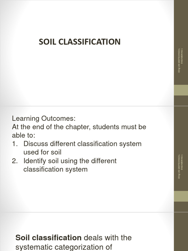 Soil Classifications -Geotechnical Engineering | Download Free PDF ...