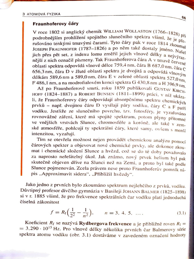 Atomova Fyzika - Ucebnice | PDF