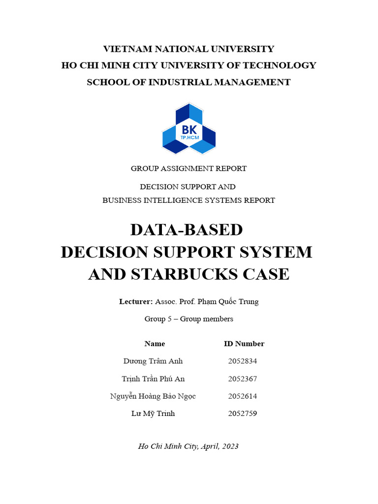 Data Based Decision Support System Pdf Loyalty Program Starbucks