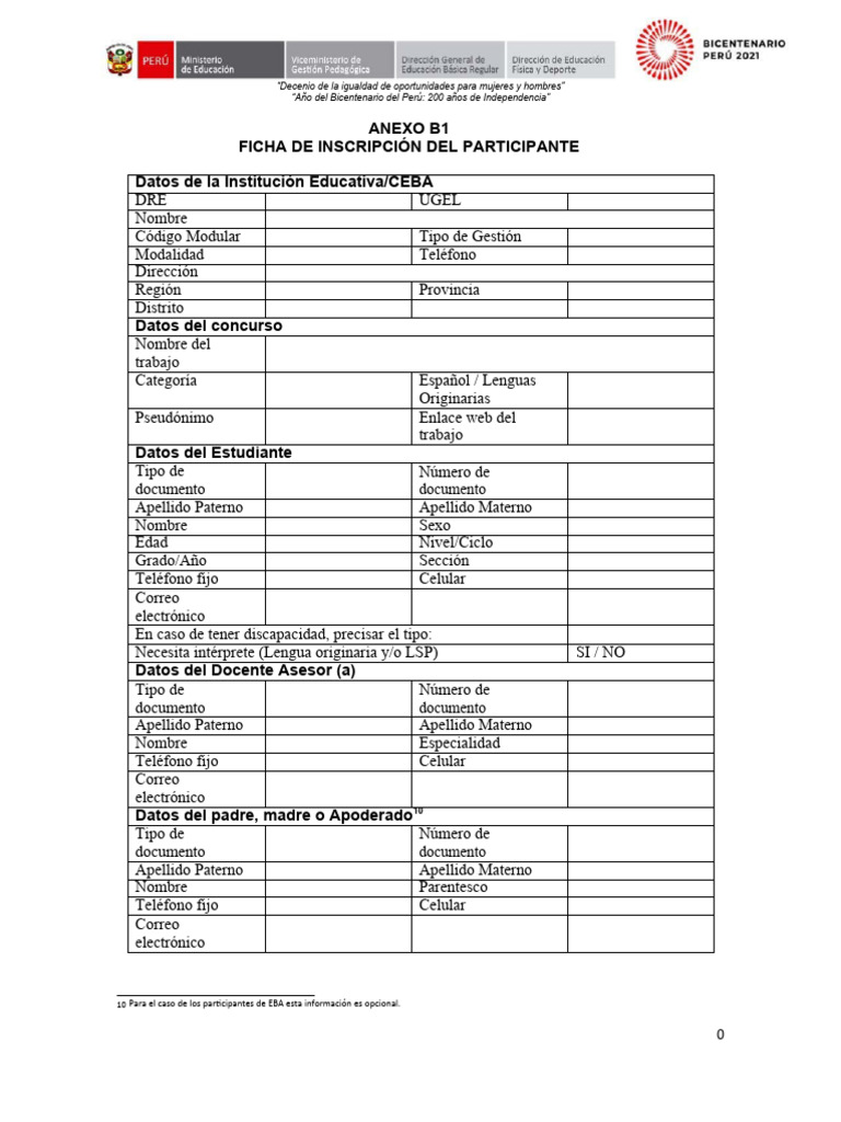 RVM - # - 235 2021 Minedu Anexos | PDF | Documento de identidad | Cómics