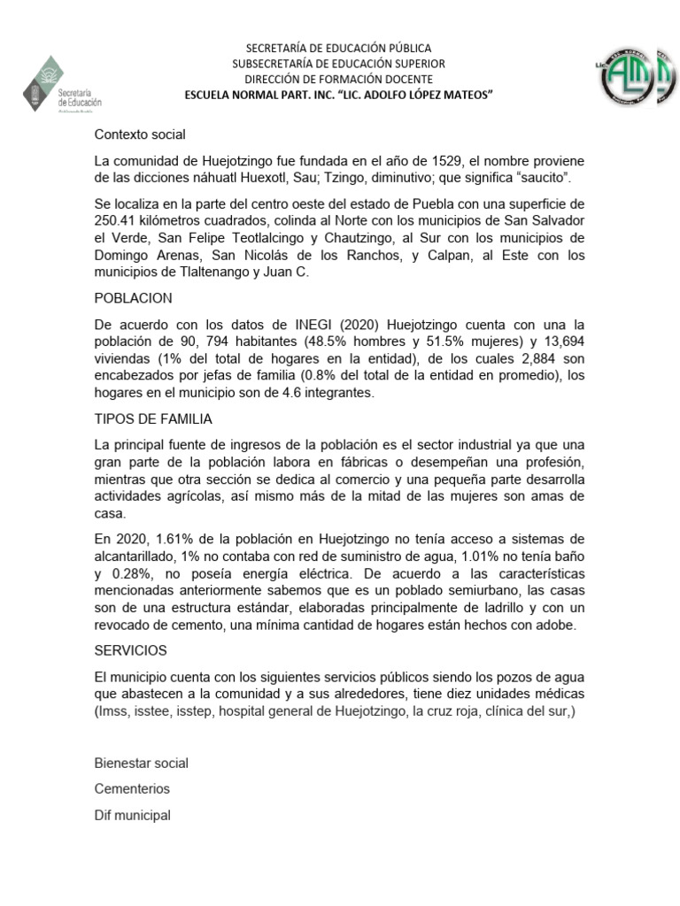 Contexto Comunitario | PDF | Aprendizaje | Escuelas
