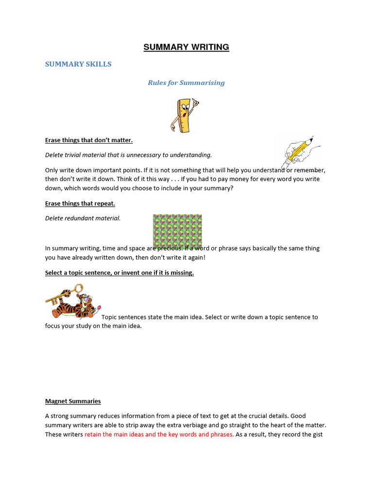 Summary Writing Revision | PDF | Utopia