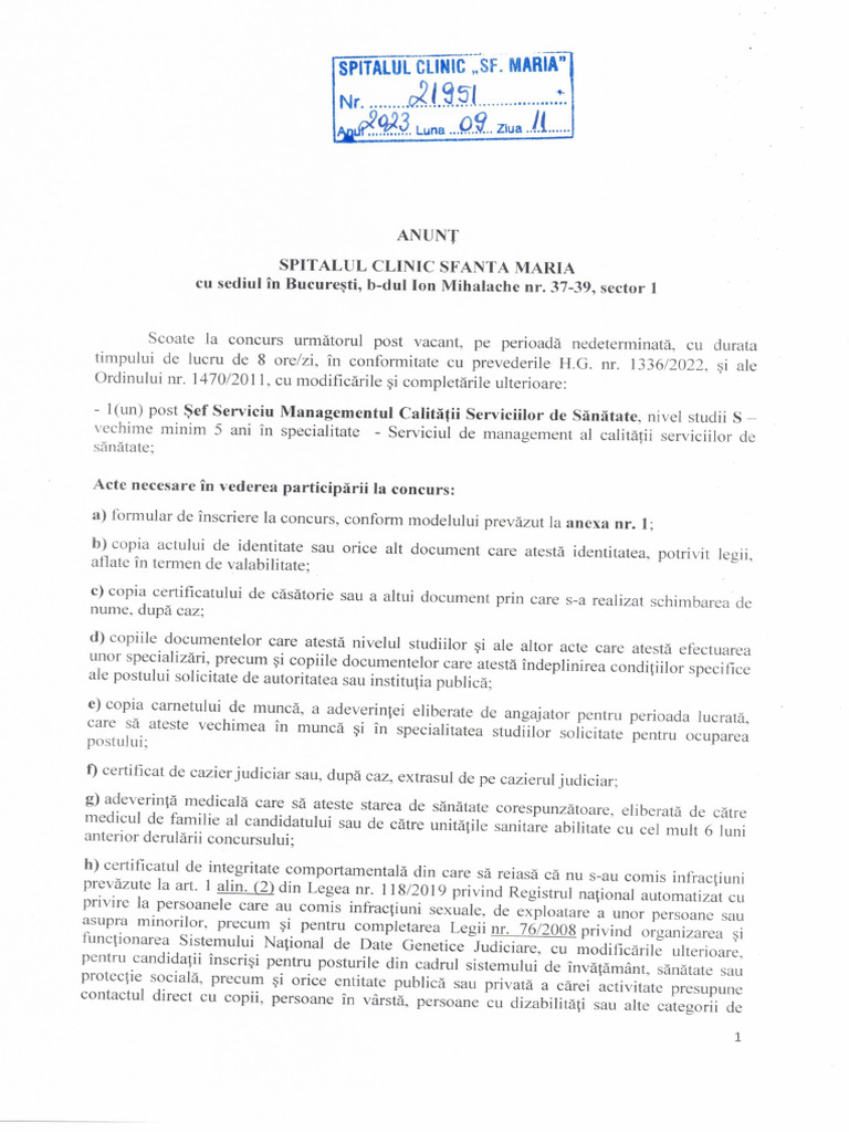 Anunt RMC 9 | PDF