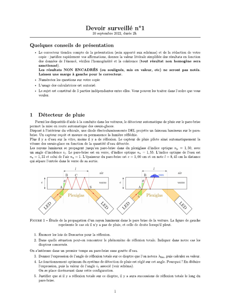 Ds Concours Blanc | PDF