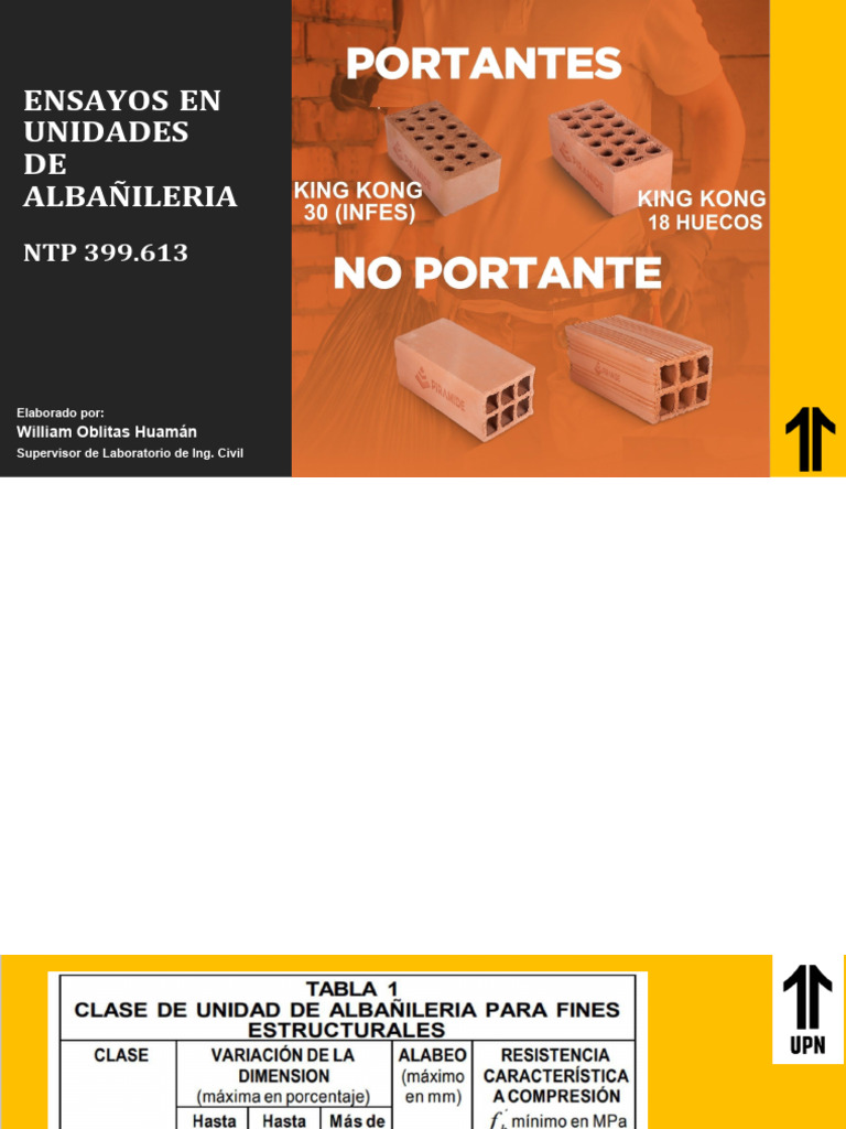 Materiales Lab 3 - Ladrillo | PDF | Ladrillo | Materiales