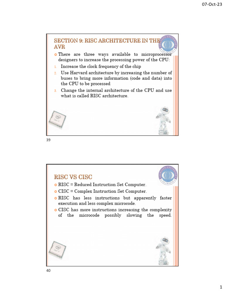 Lec 7 | PDF | Central Processing Unit | Classes Of Computers