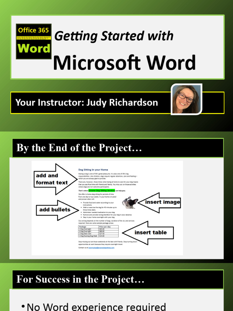 Getting Start With Microsoft Word | PDF