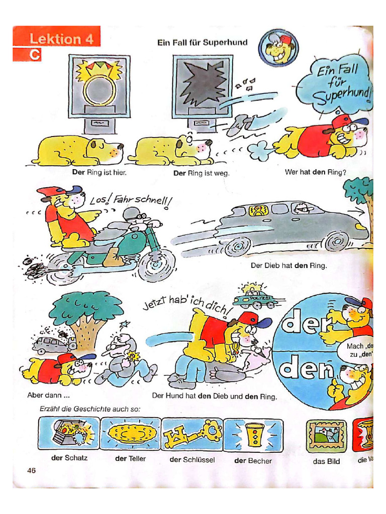 Superhund Akkusativ Wer Wie Was Mega 1 | PDF