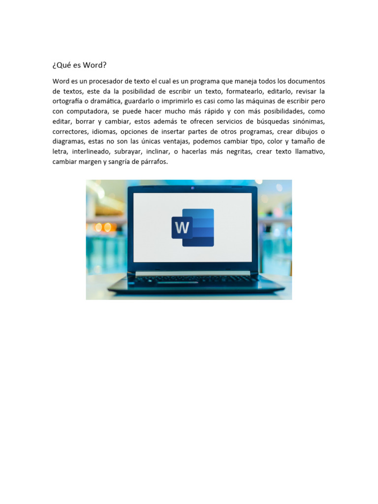 Introducción a Microsoft Word | PDF
