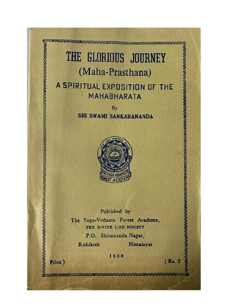 The Glorious Journey | PDF | Mahabharata