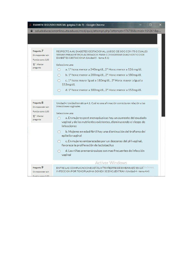 Mega Bac No de Preguntas 8 Vo | PDF | El embarazo | Parto