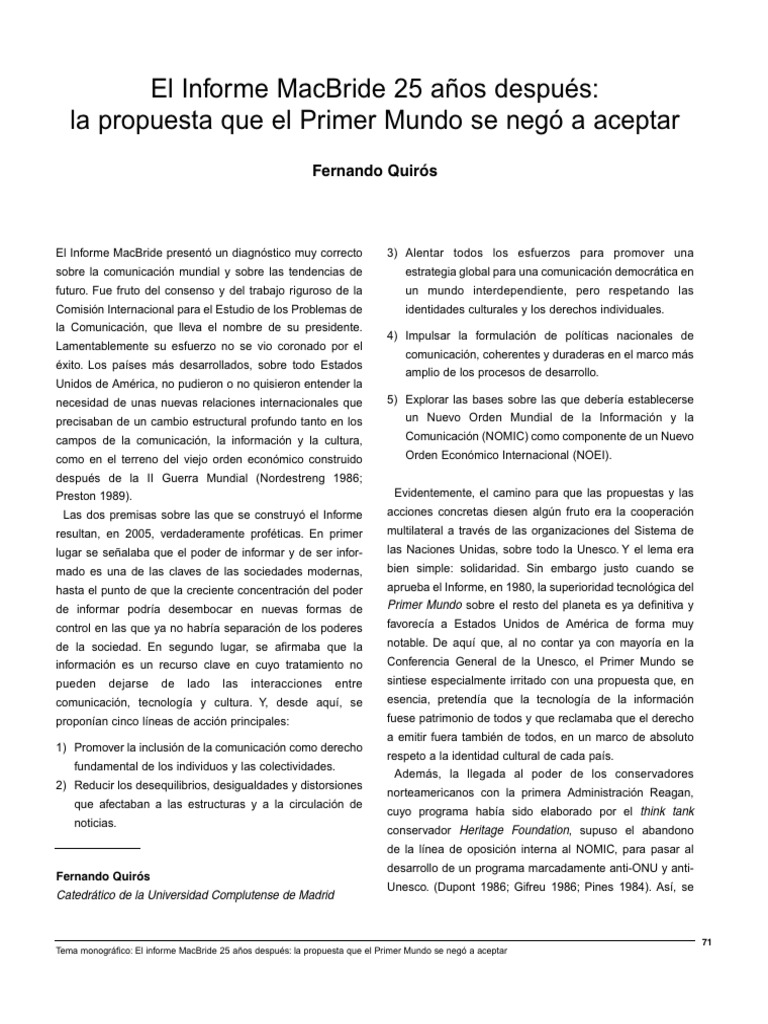MC Bride 2 | PDF | Unesco | Ciencias Políticas