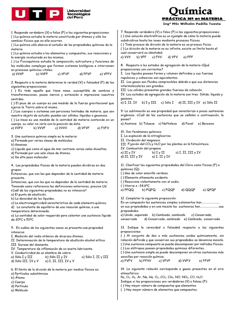 Pract 01 Materia | PDF | Importar | Sustancias químicas