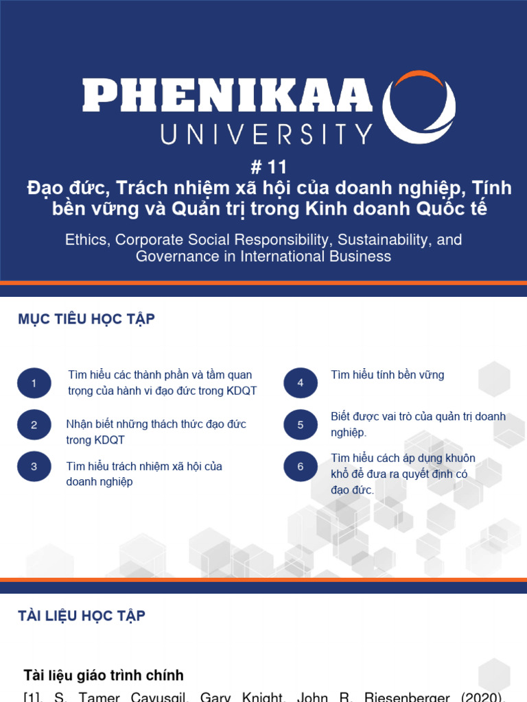 #11 DDKD Và TNXH Trong KDQT | PDF