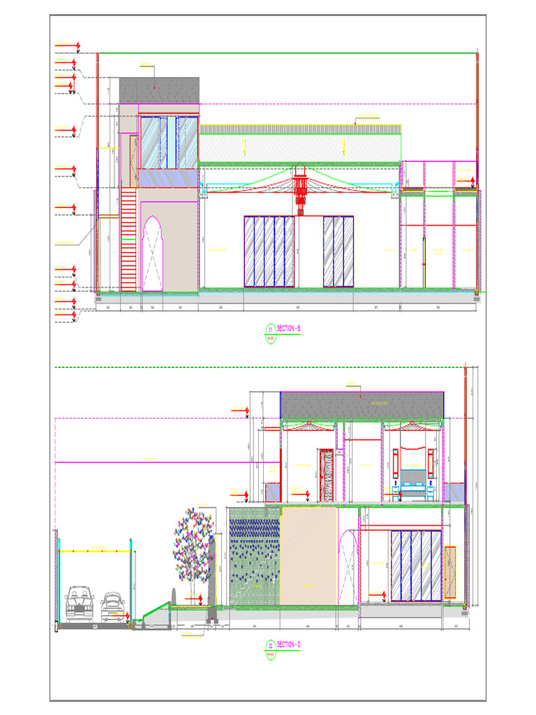 Architectural Section Drawings Overview | PDF | Wall | Local Government ...