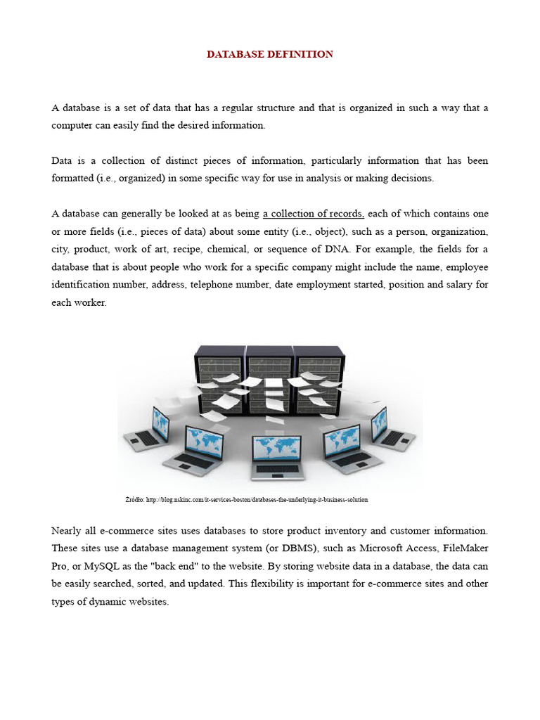 Bazy danych | PDF | Databases | Cloud Computing