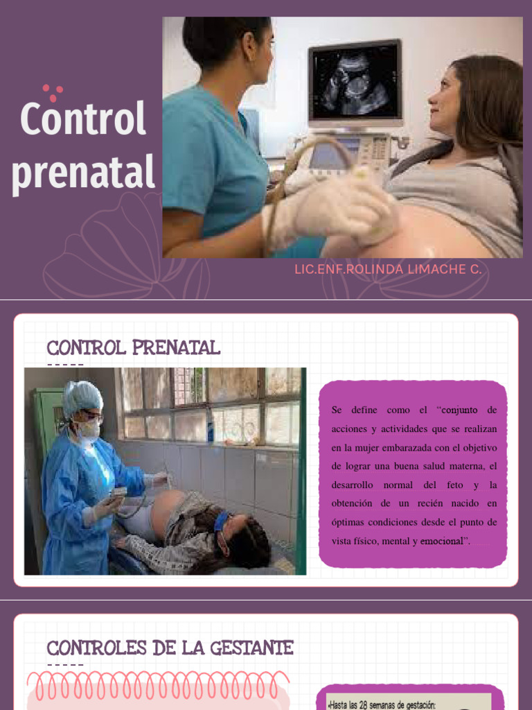 Control Prenatal 1 | PDF | El embarazo | Especialidades Medicas