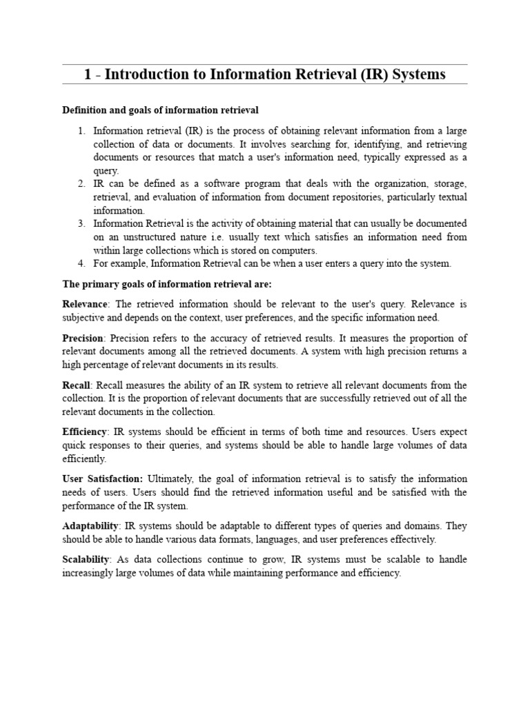 Web Mining UNIT-II Chapter-01 - 02 - 03 | PDF | Search Engine Indexing | Information Retrieval