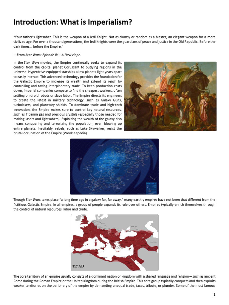 Imperialism Introduction and Britain | PDF | Empire | Imperialism