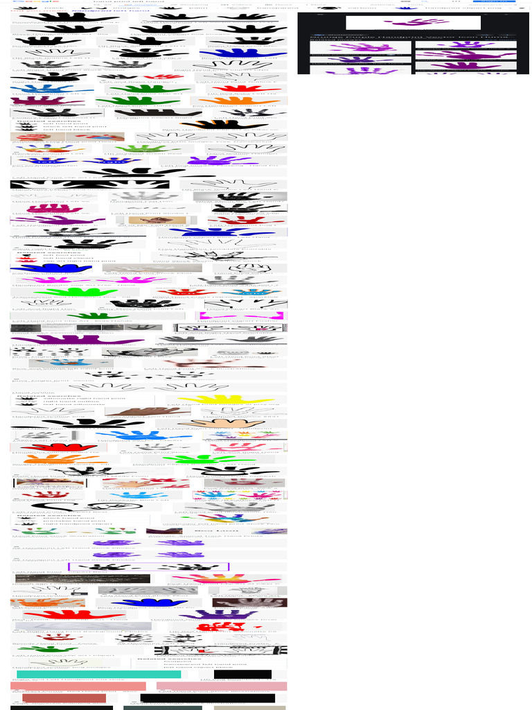 Hand Print Left Hand | PDF | The Arts | Graphic Design