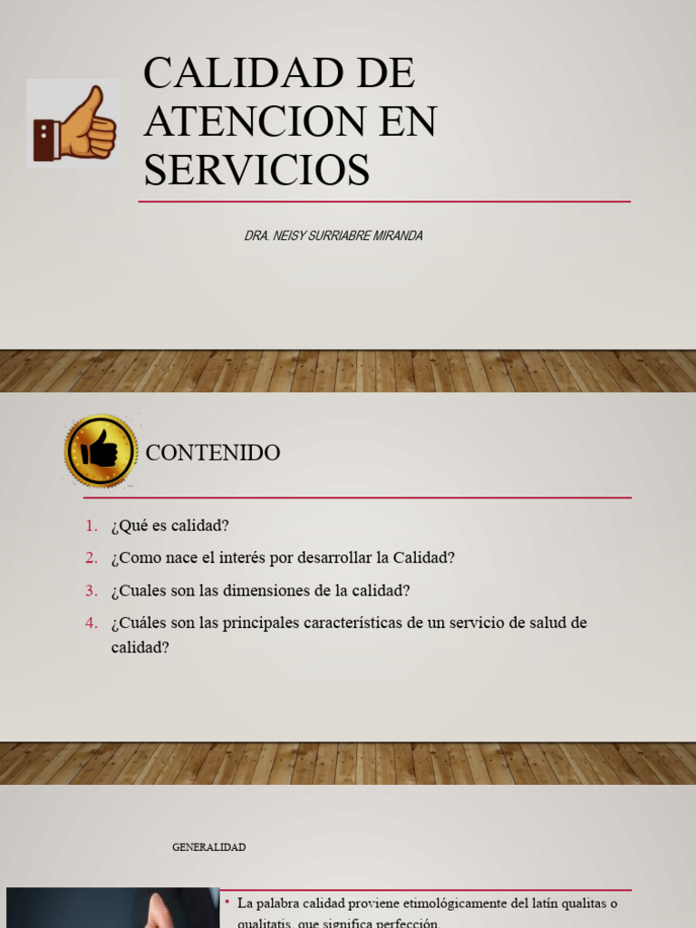 Calidad de Atencion en Servicios | Descargar gratis PDF | Calidad (comercial) | Hospital