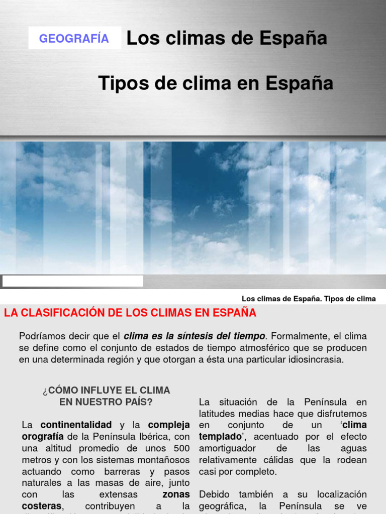 Tipos de Climas | PDF | Clima | Herida