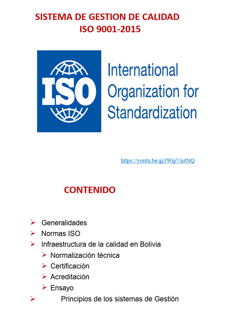 Sistema de Gestion de Calidad Normas Iso | PDF | Calidad (comercial) | Organización ...