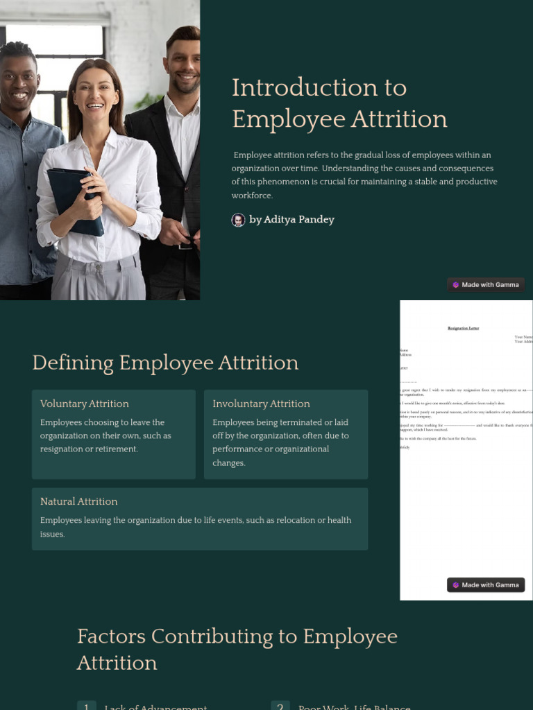 Understanding Employee Attrition Factors | PDF | Employee Retention ...