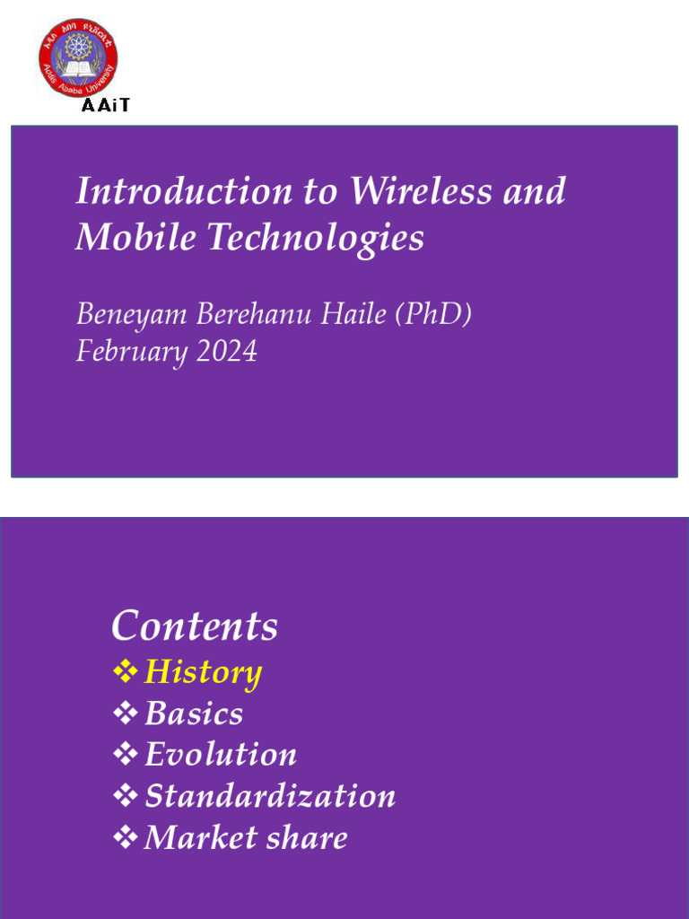 Introduction Chp1 | PDF | High Speed Packet Access | 4 G