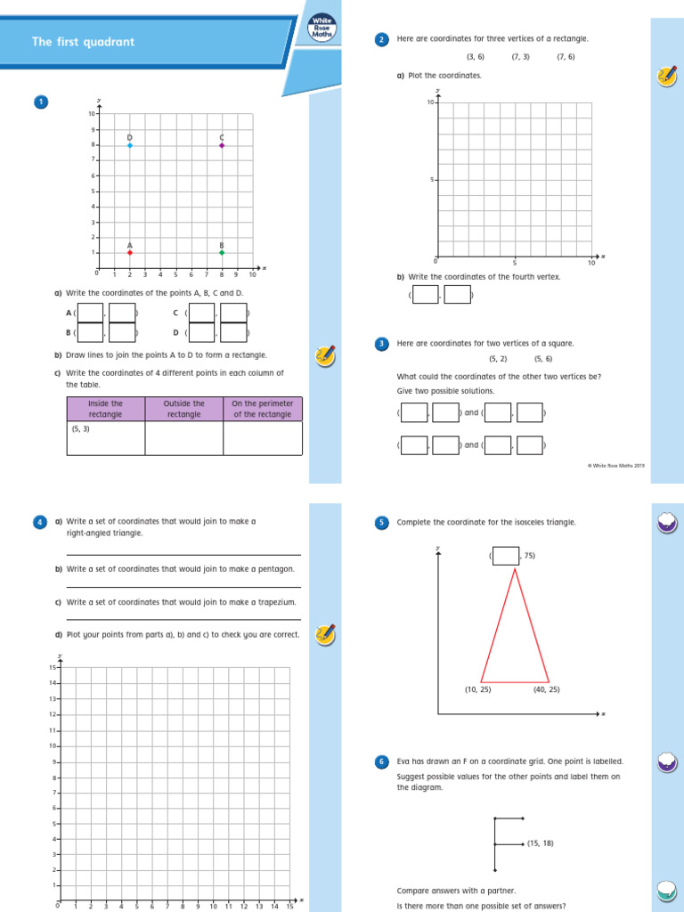 Week 5 MATHS Y6 | PDF | Rectangle | Mathematics