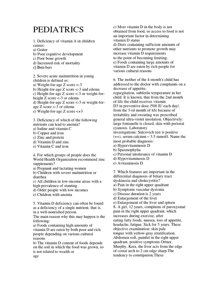 Pediatrics v1 | PDF | Pneumonia | Influenza