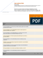 Autoavaliação TDAH: Escala ASRS-18 | PDF | Transtorno de déficit de ...