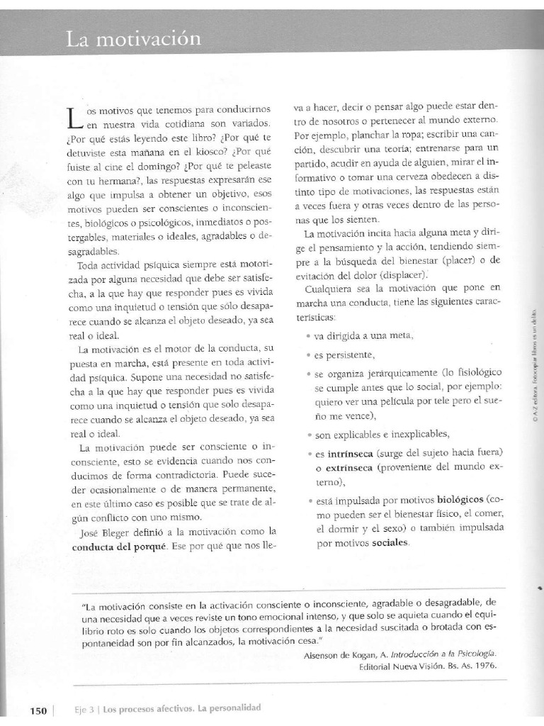 Motivacion Y Emociones Pdf