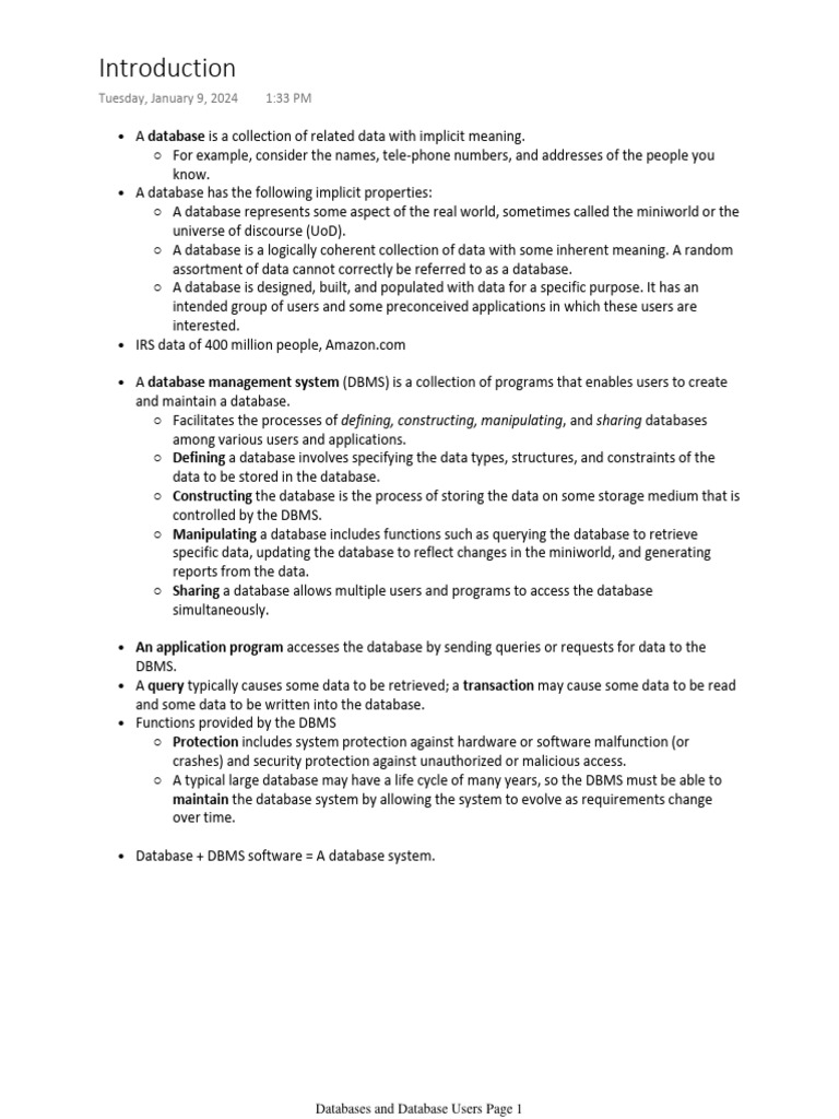 Databases and Database Users | Download Free PDF | Databases | Database Transaction