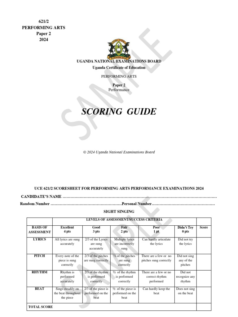 621 2 NLSC Sample 24 Guide | PDF | Rhythm | Dances