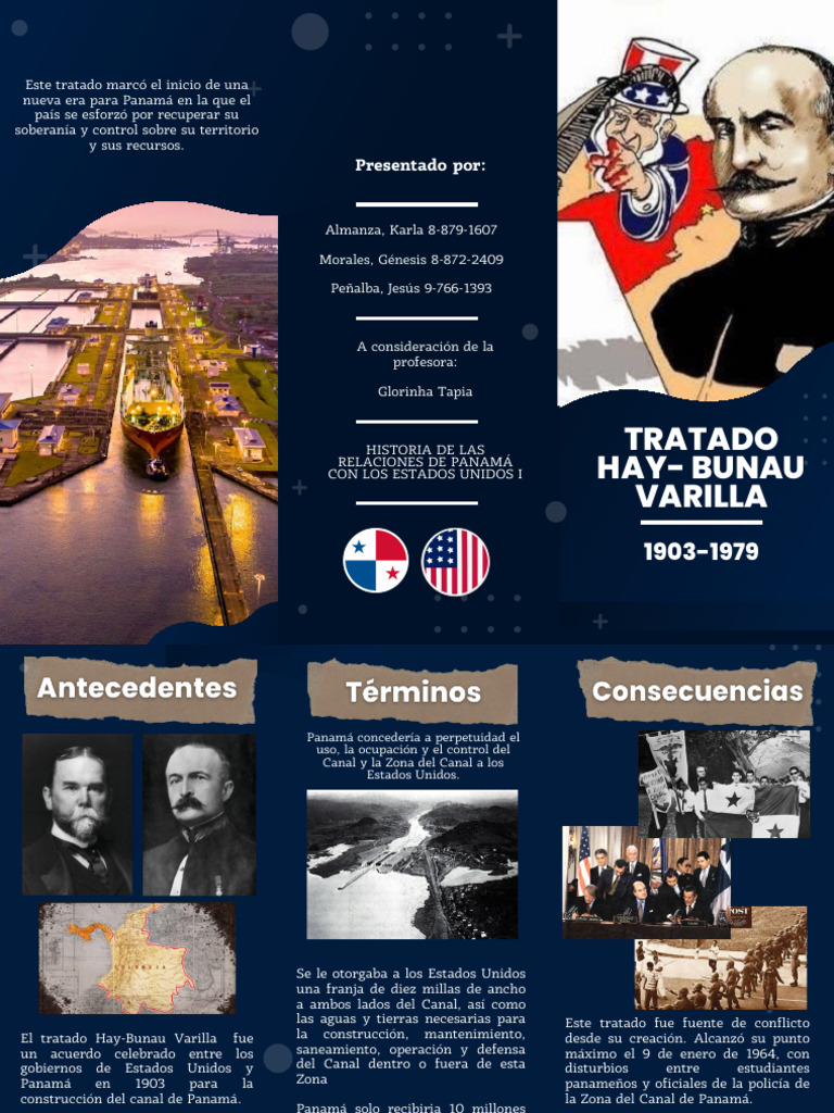 Tratado Hay- Bunau Varilla | PDF | canal de Panama | Panamá
