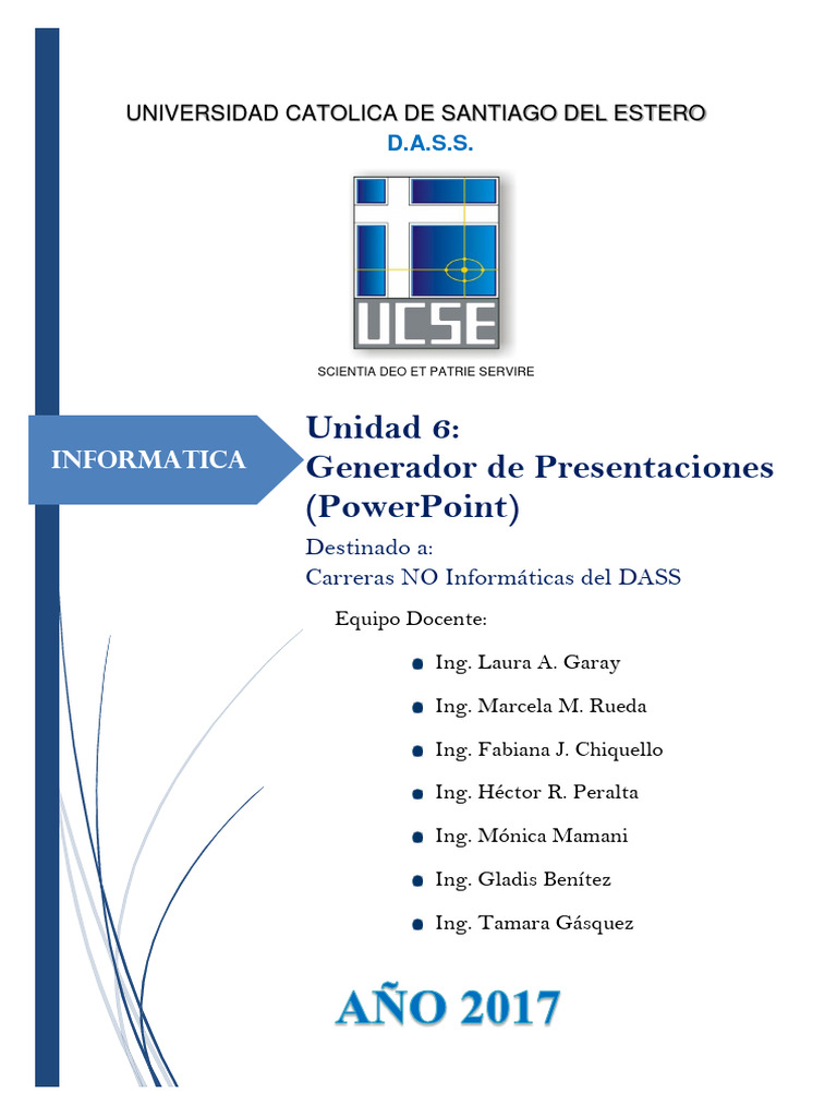 Cartilla Unidad 5 - Generador de Presentaciones | PDF | Microsoft PowerPoint | Archivo de ...