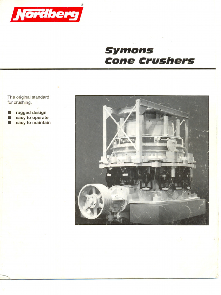 Nordberg Symons Cone Crushers | PDF