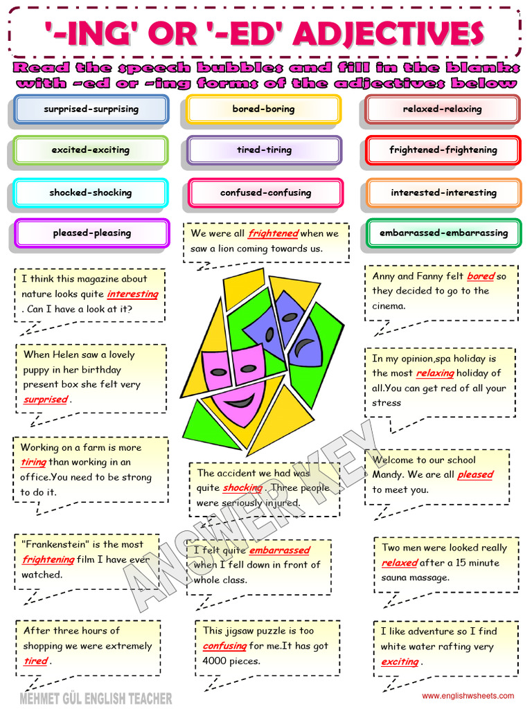 Participles Ing-Ed Adjectives II-2 | PDF