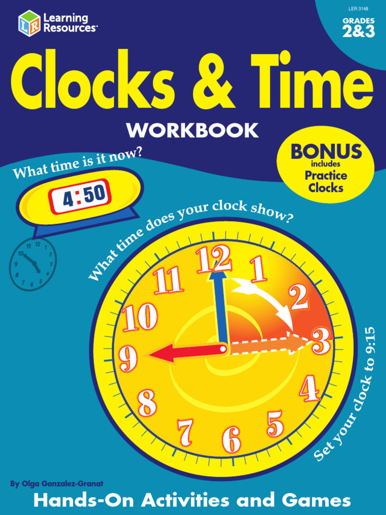 Clocks-and-Time-Workbook | PDF | Clock