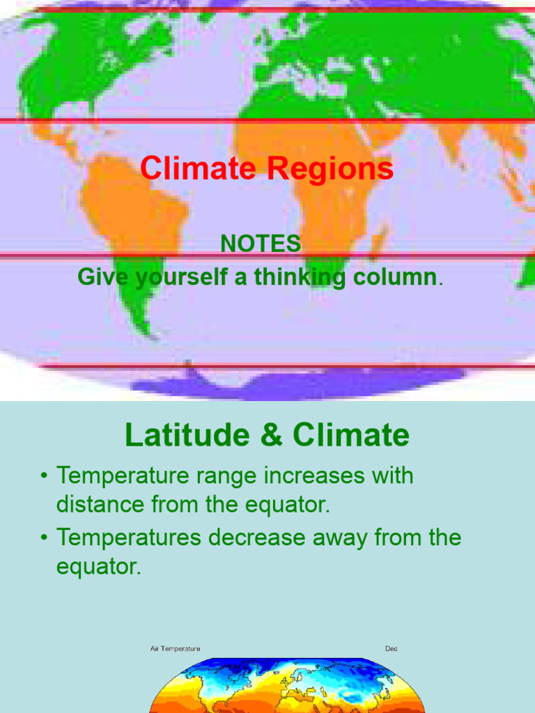 Climate Regions | PDF