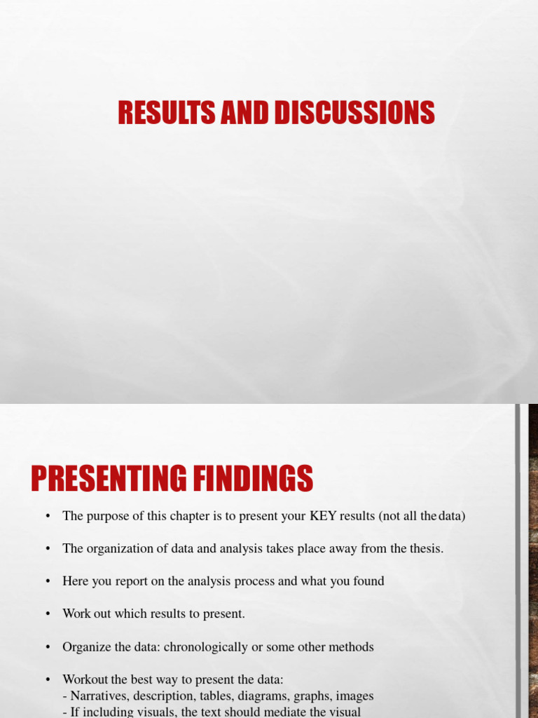 Chapter 4: Results and Discussion | PDF | Data | Science