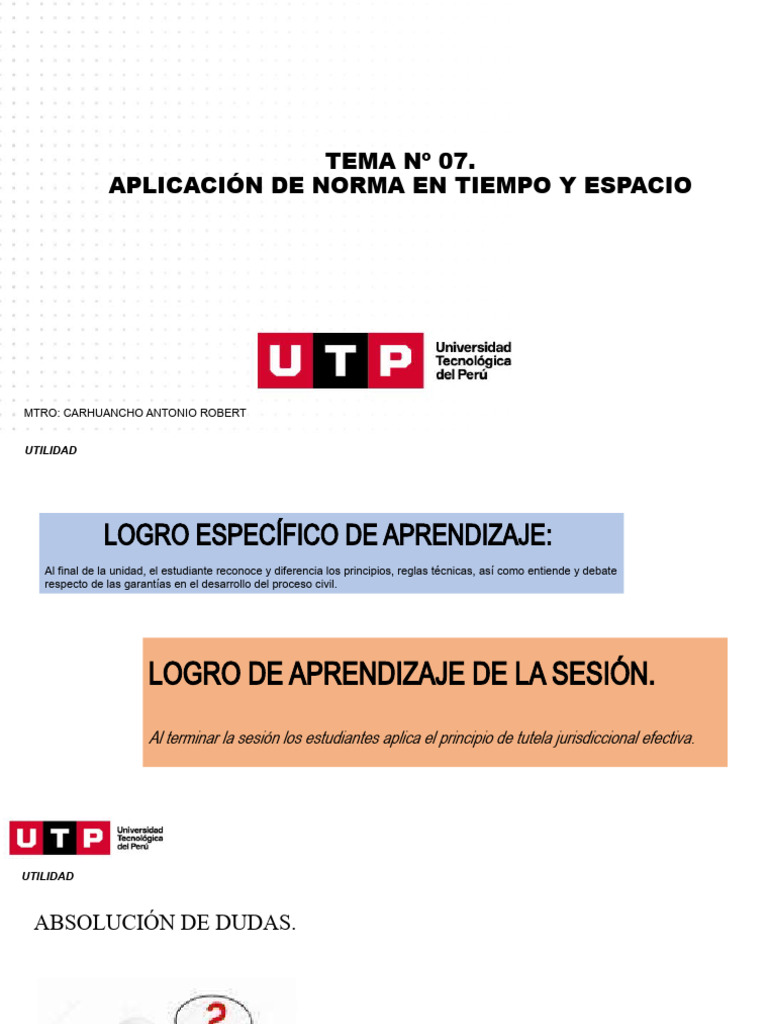 Tema #07 - Aplicación de Norma en Tiempo y Espacio | PDF | Derecho penal | Gobierno