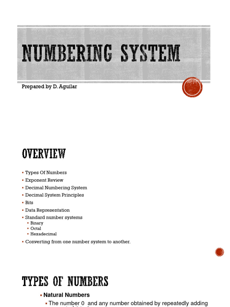 Ch1 - Number System - Part1 Intro | PDF | Bit | Decimal