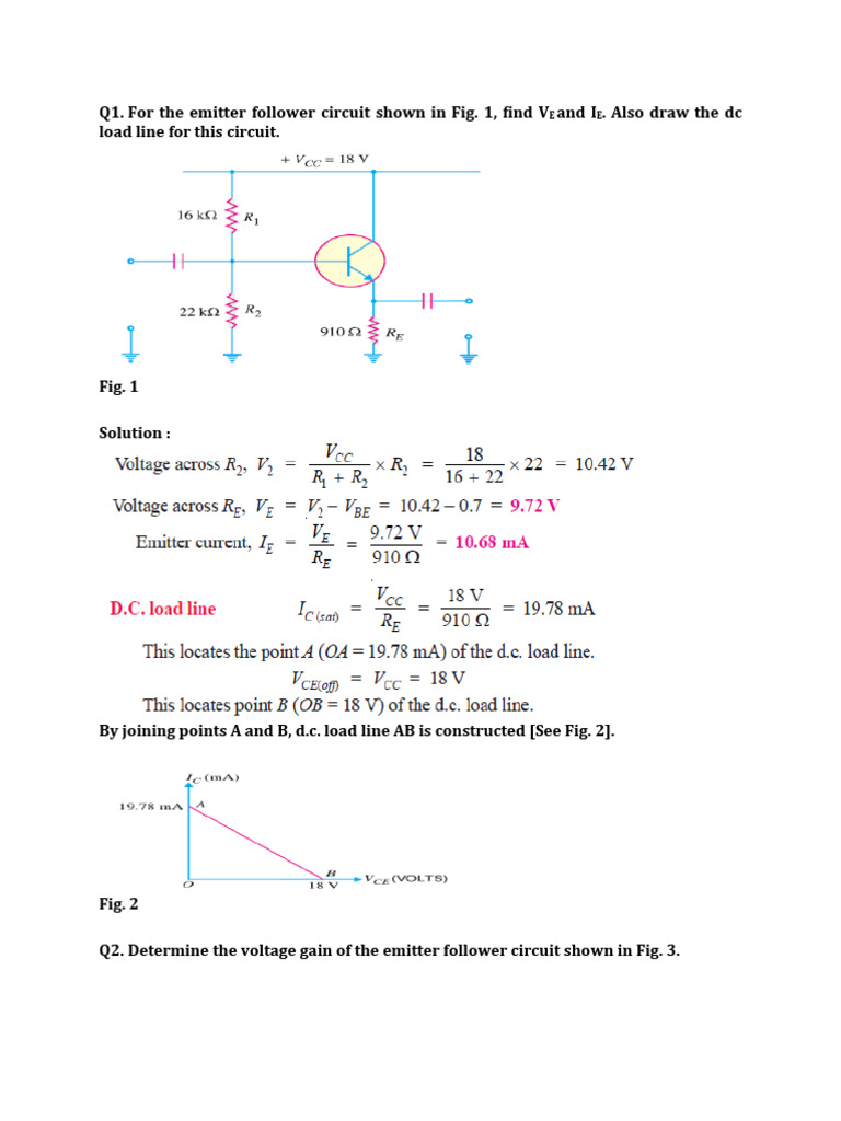 Amplifier Numericals | PDF
