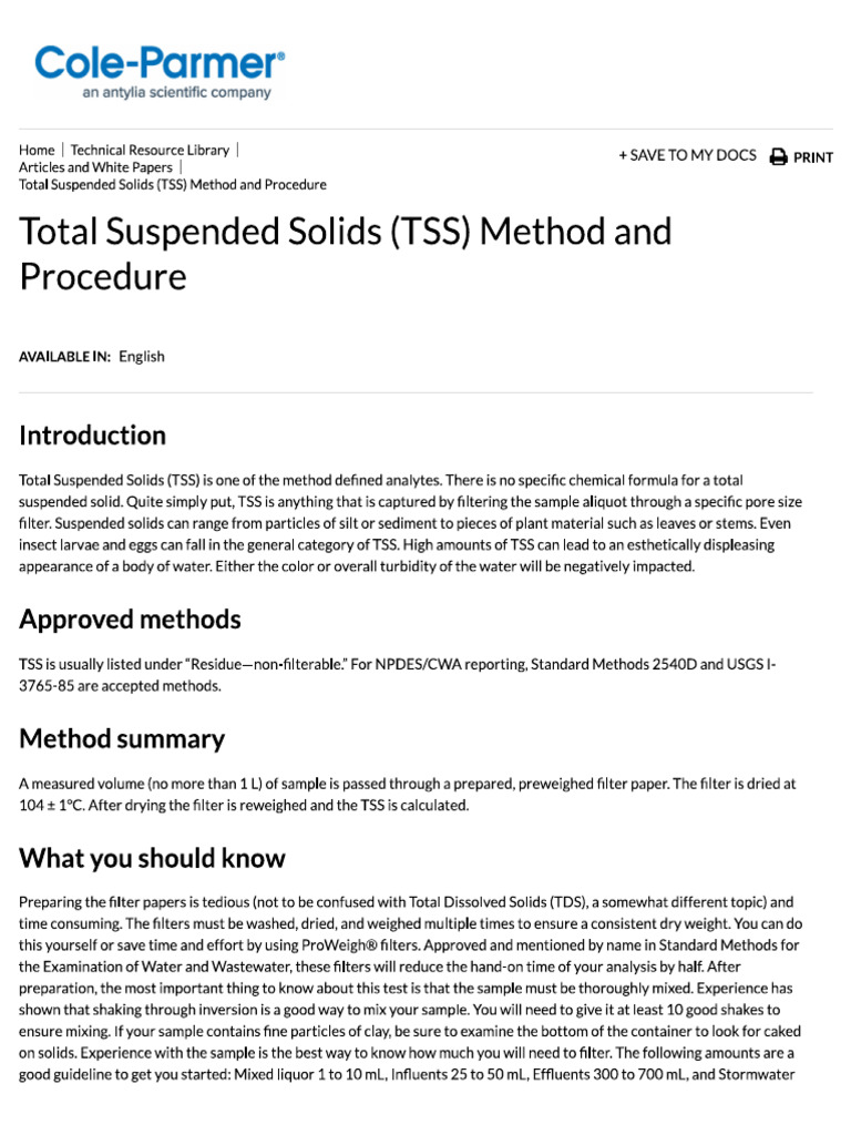 TSS Procedure | PDF TSS Procedure | PDF